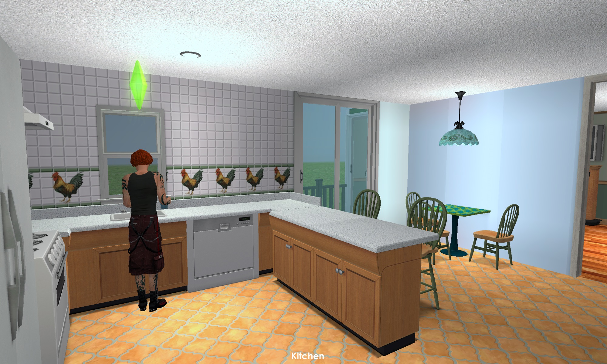 Mod The Sims - Patti: MidCentury Split-Level Design V34327 ~ 6B/3B ...