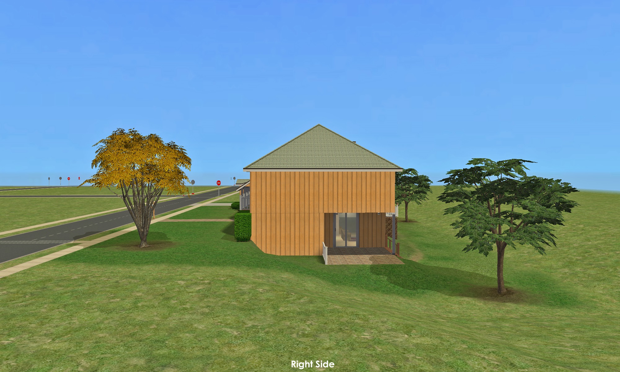 Mod The Sims - Dolores: MidCentury Split-Level Design V34074 ~ 5B/3B ...