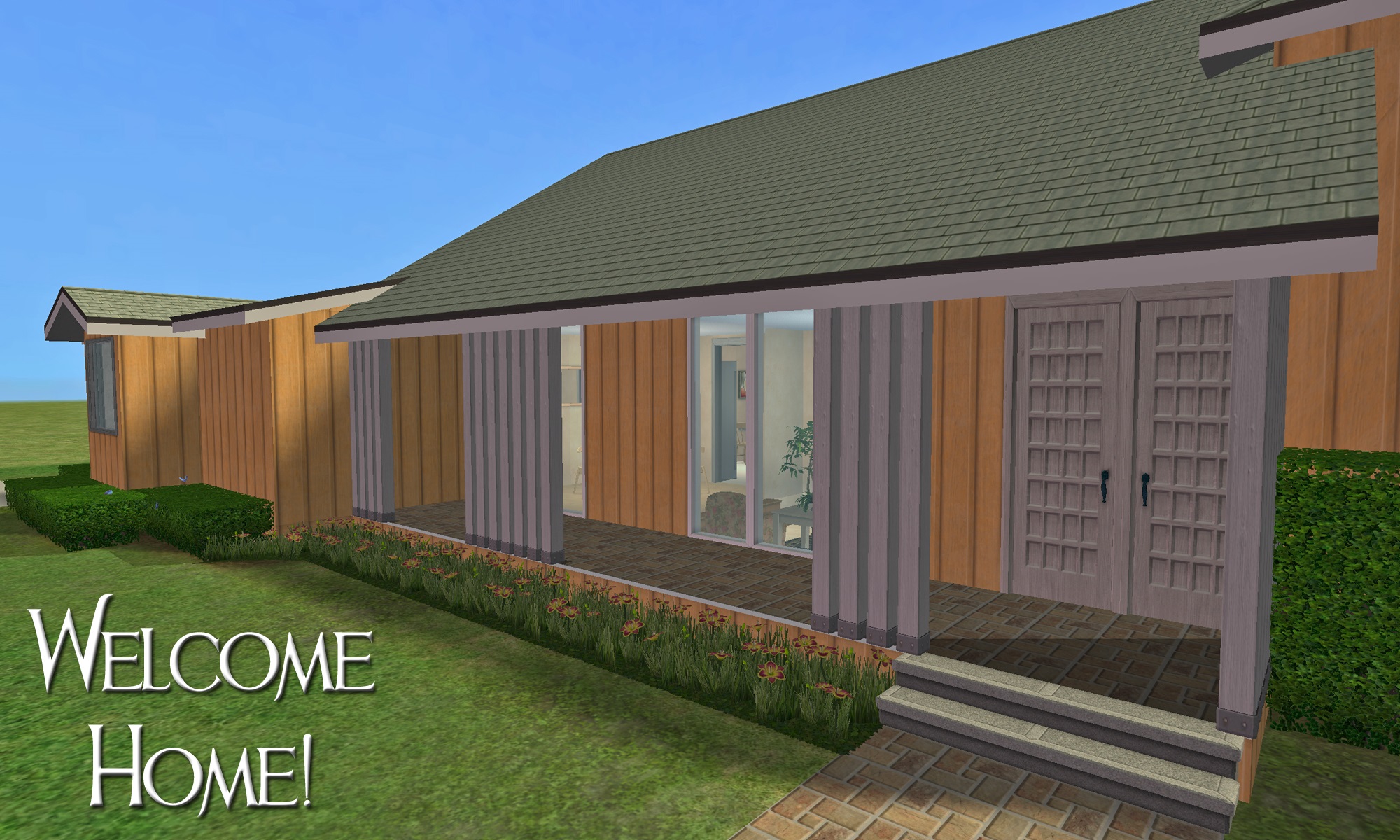 Mod The Sims - Dolores: MidCentury Split-Level Design V34074 ~ 5B/3B ...