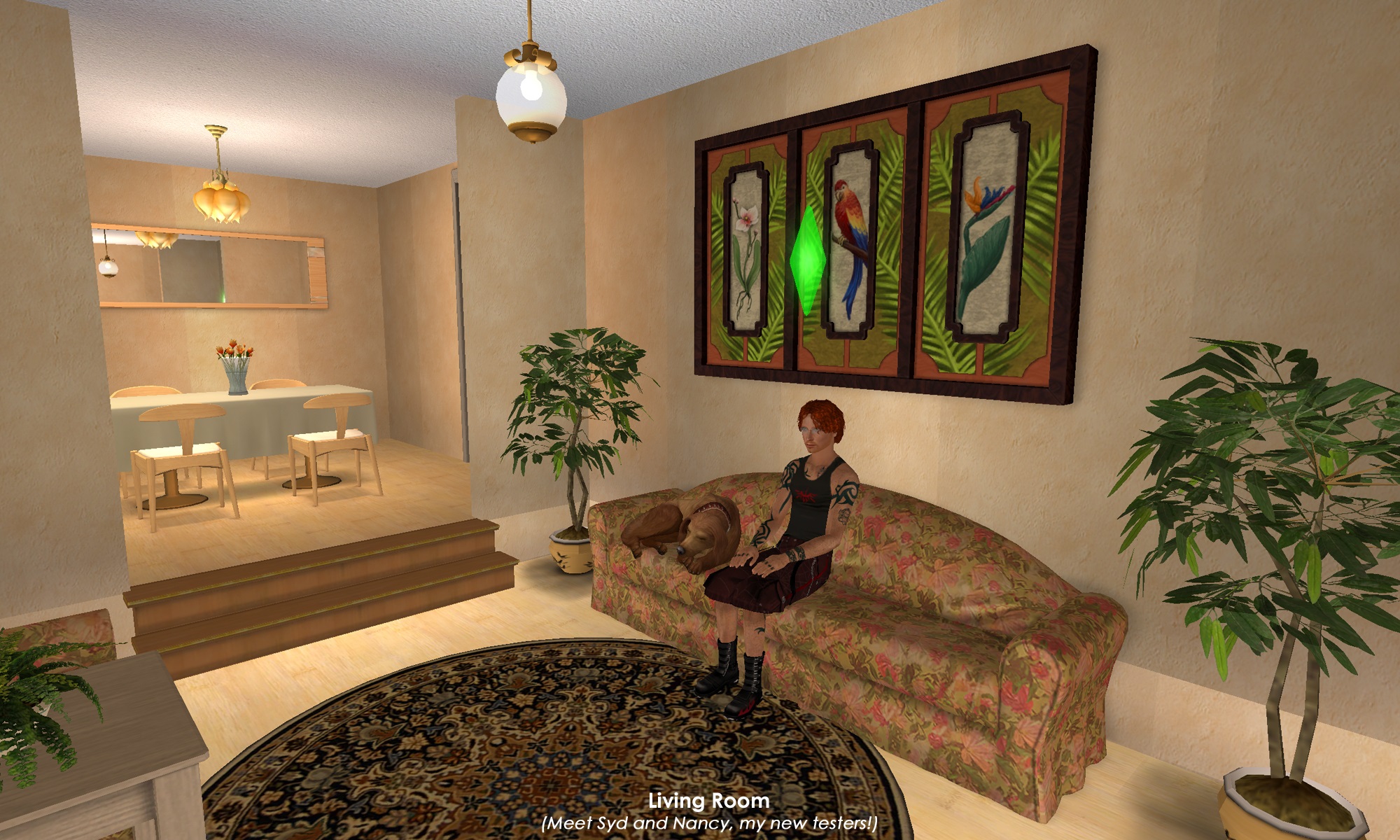 Mod The Sims - Dolores: MidCentury Split-Level Design V34074 ~ 5B/3B ...