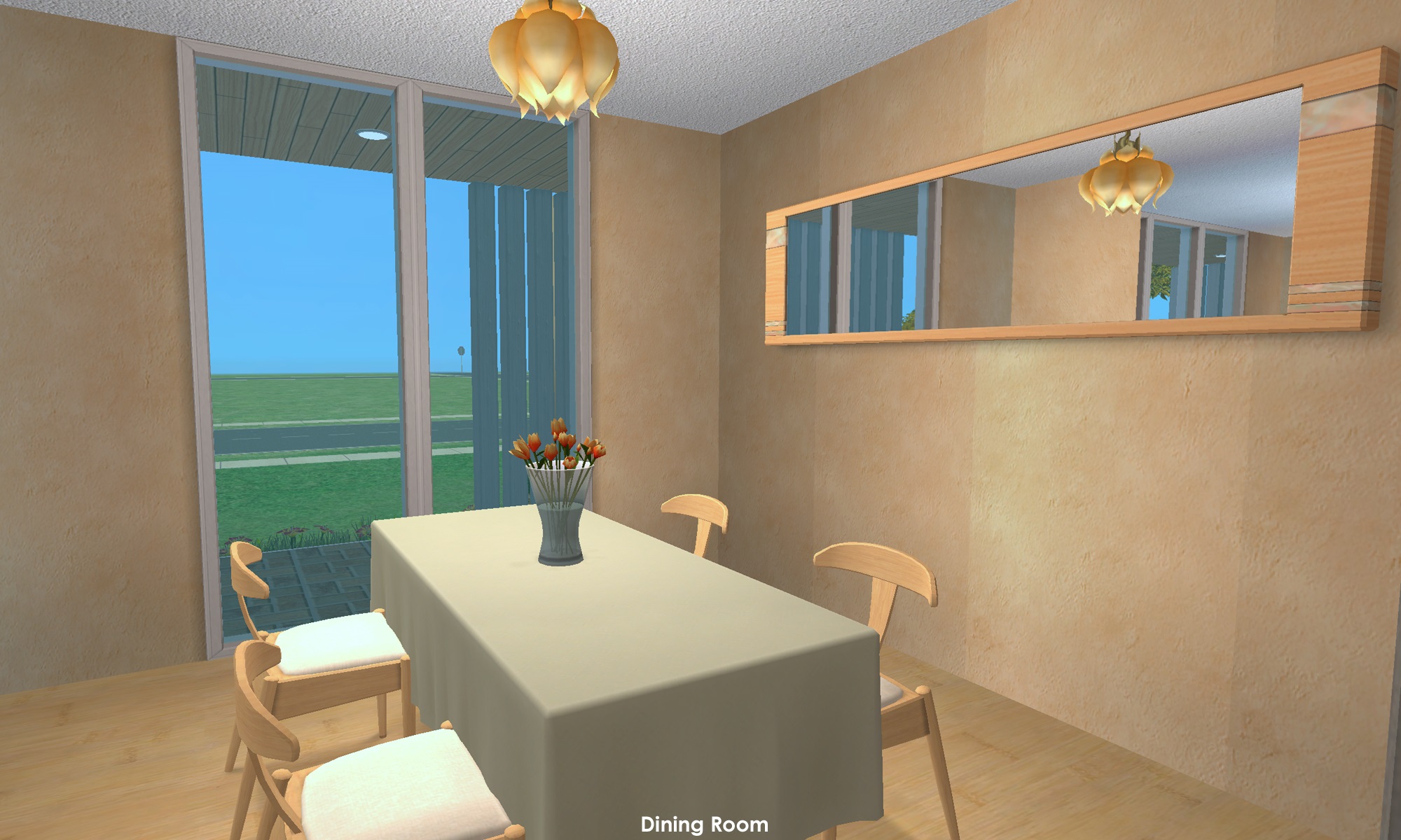 Mod The Sims - Dolores: MidCentury Split-Level Design V34074 ~ 5B/3B ...