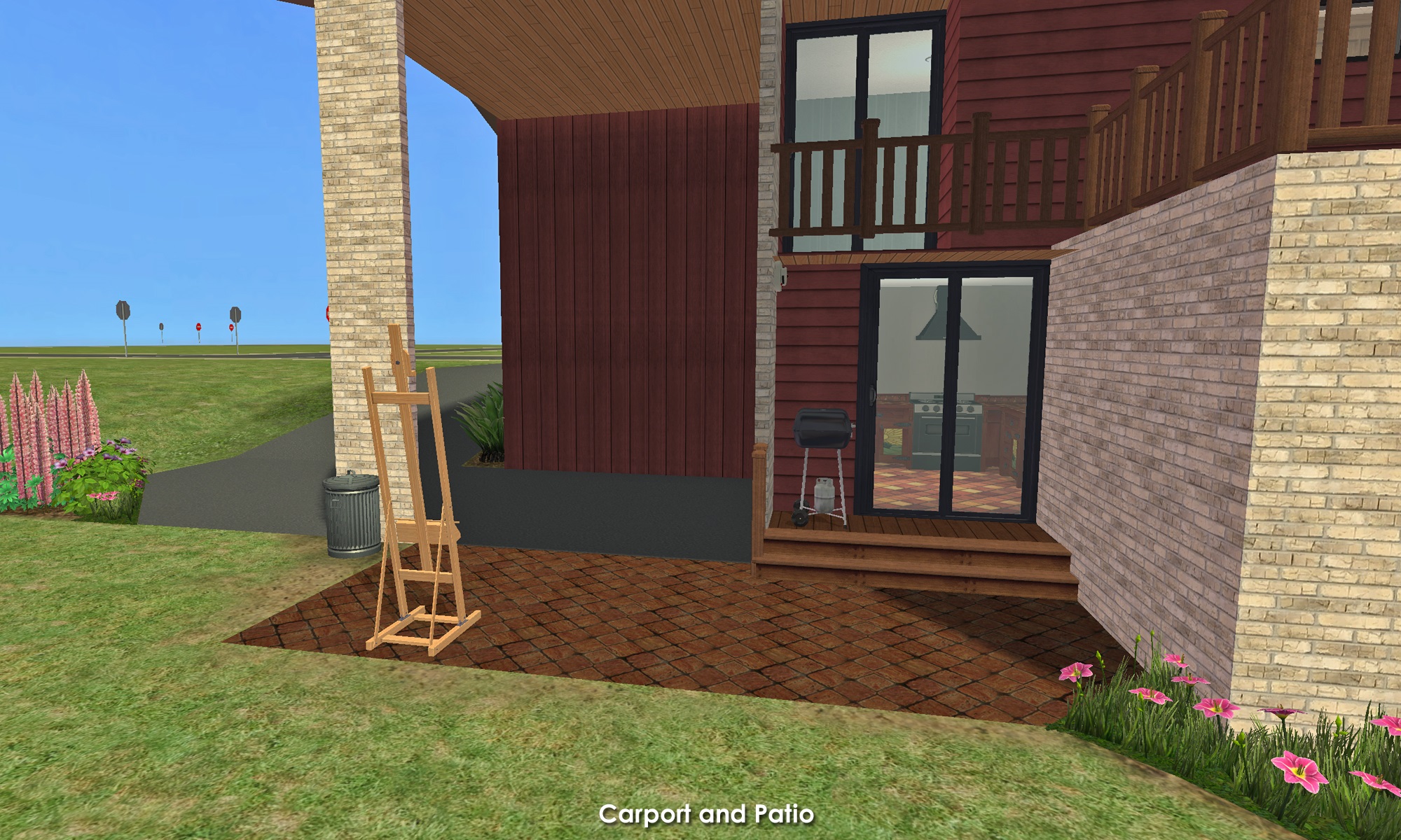 Mod The Sims - Susan: MidCentury Modern Split-Level Design V34117 ~ 3B ...