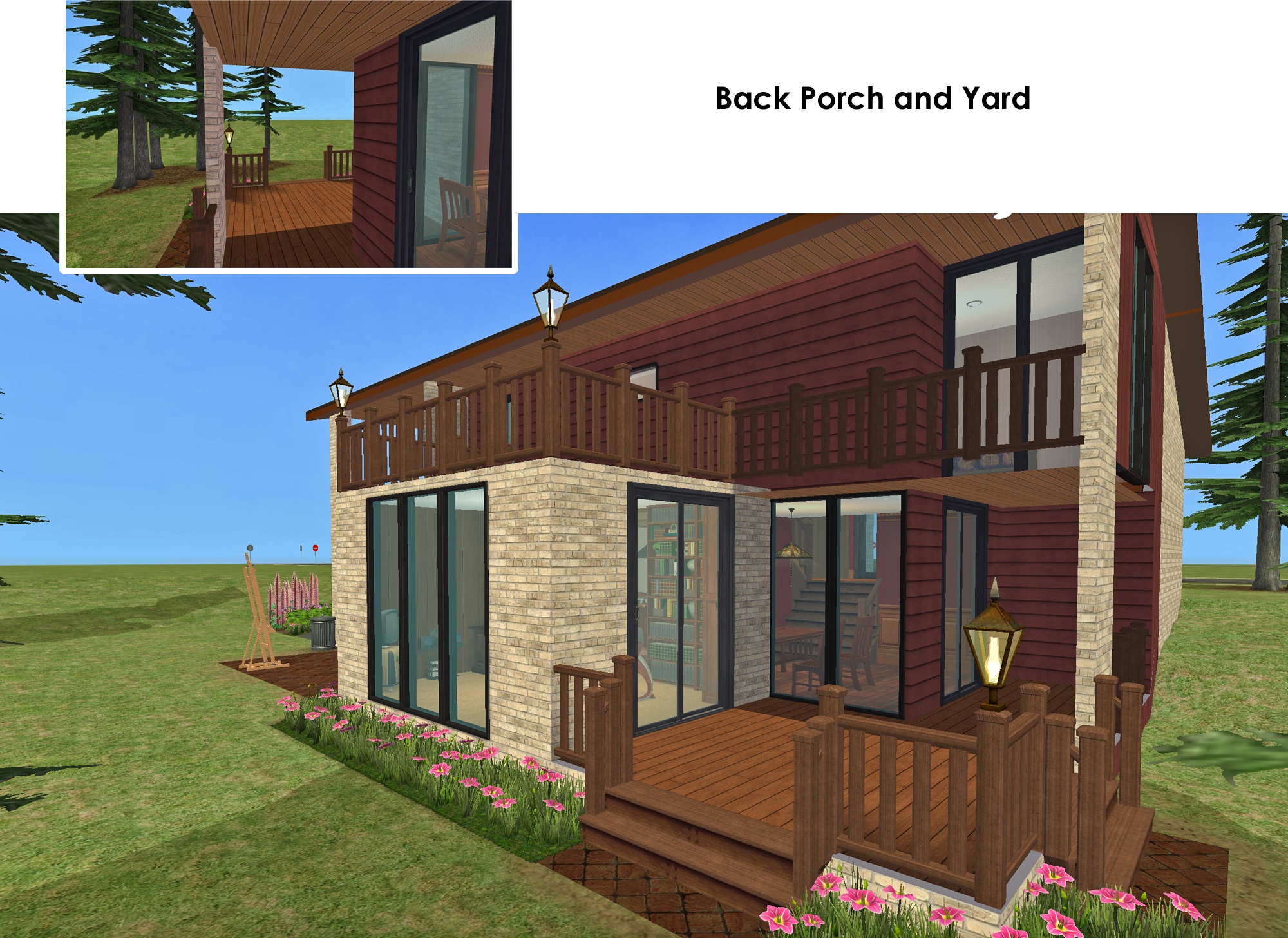 Mod The Sims - Susan: MidCentury Modern Split-Level Design V34117 ~ 3B ...