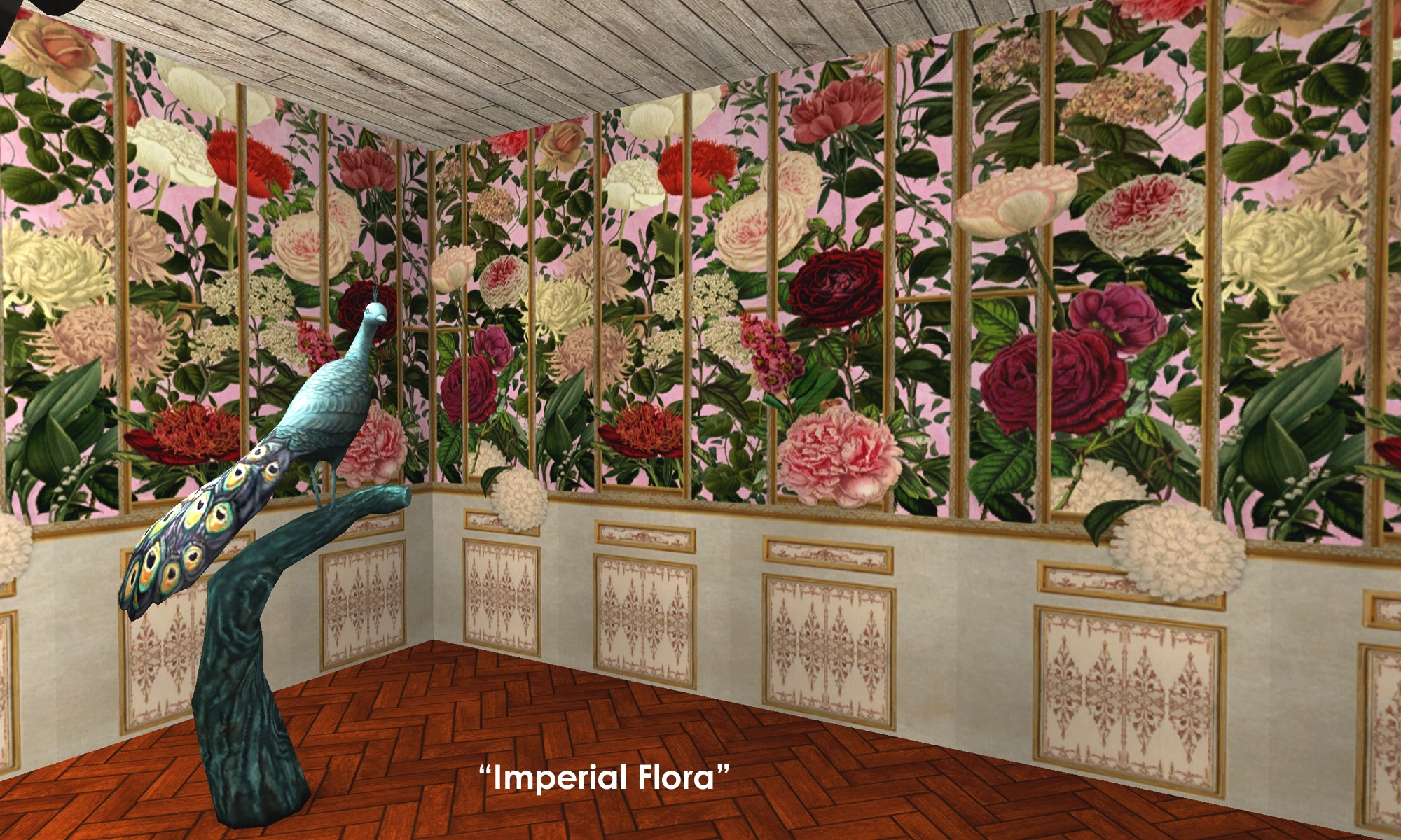 Mod The Sims - Two Murals ~ 3-part Wallpaper Scenes: Fairyland and ...