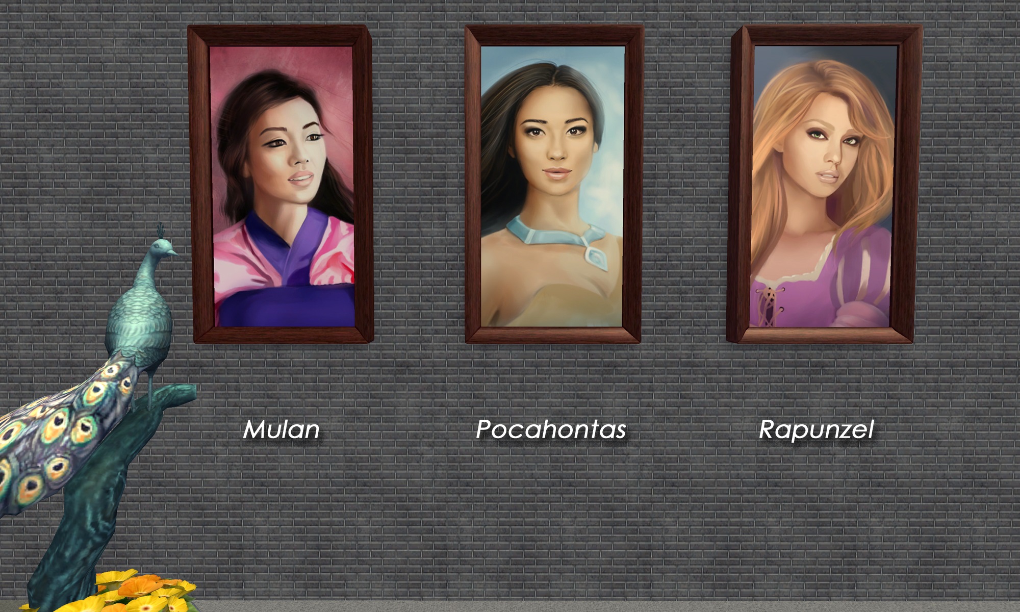 Mod The Sims - Disney Princesses Plus ~ 18 NL recolors feat. art by ...