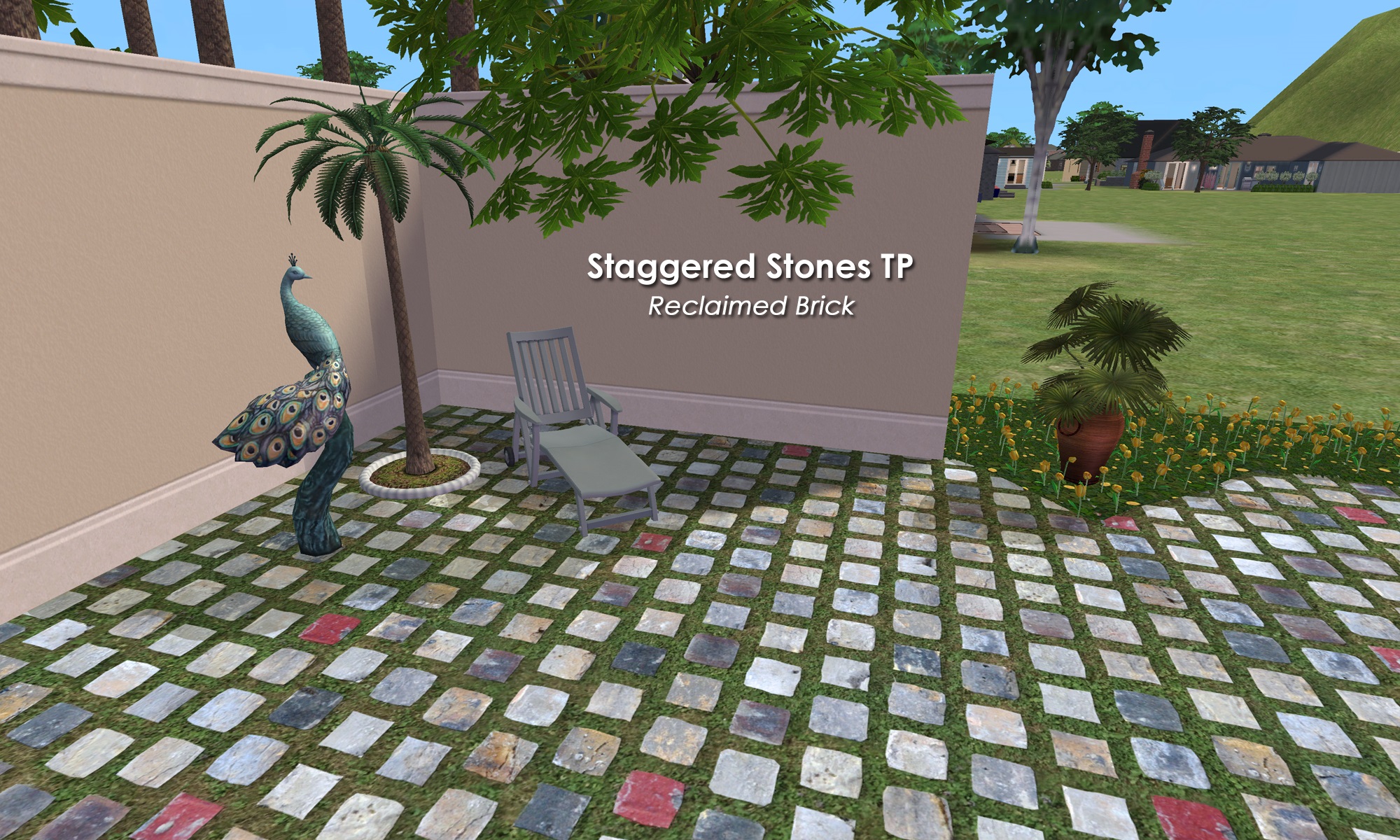 Mod The Sims - Staggered Stones ~ TerrainPaint in 10 Stone Varieties