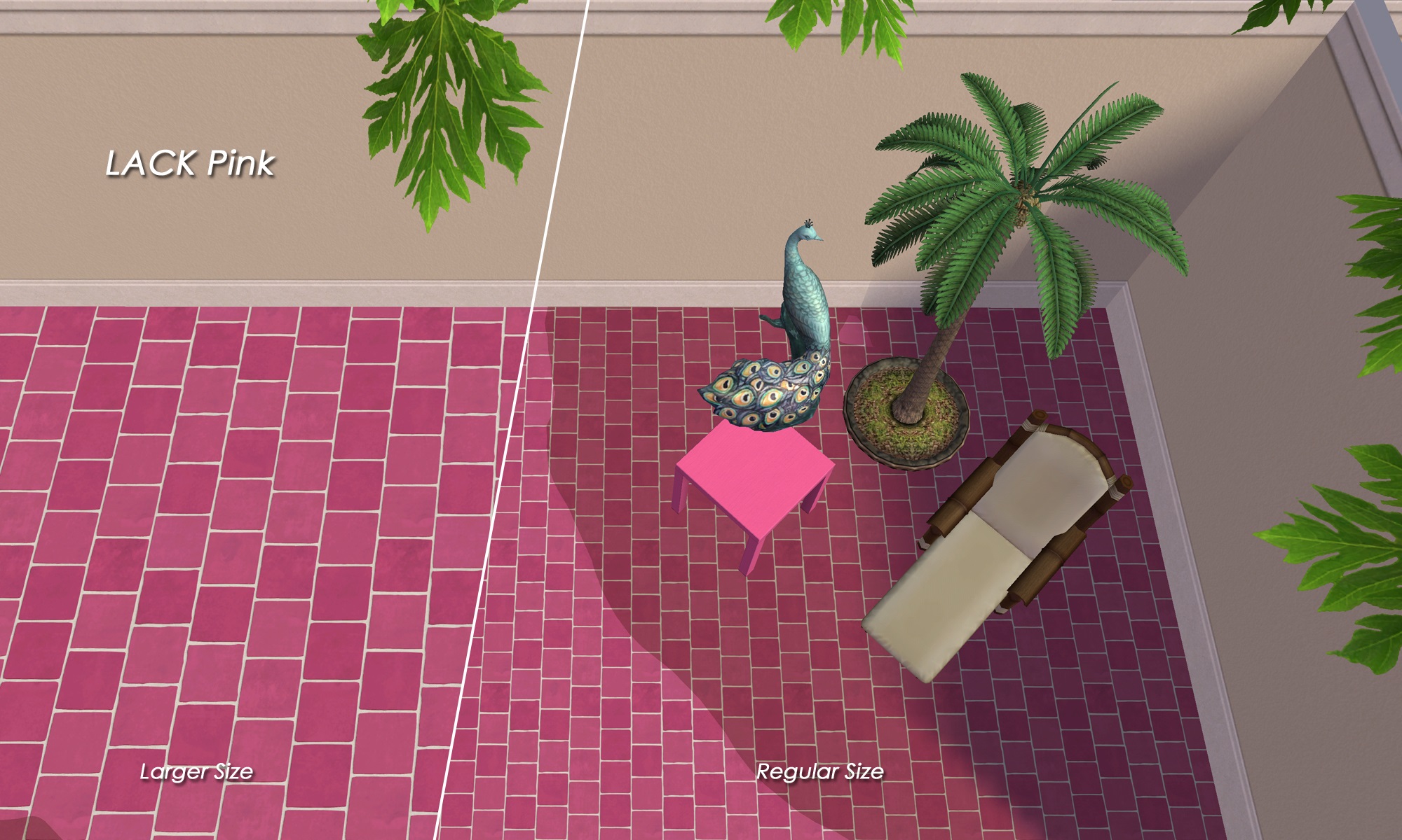 Mod The Sims - Polished Concrete Floor Tiles ~ in 12 Maxis Matching LACK colors and 2 Sizes