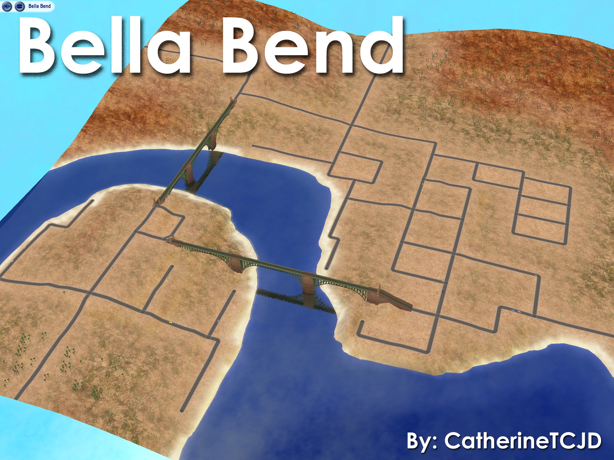 Mod The Sims - Bella Bend ~ A Riverside Map For You To Customize