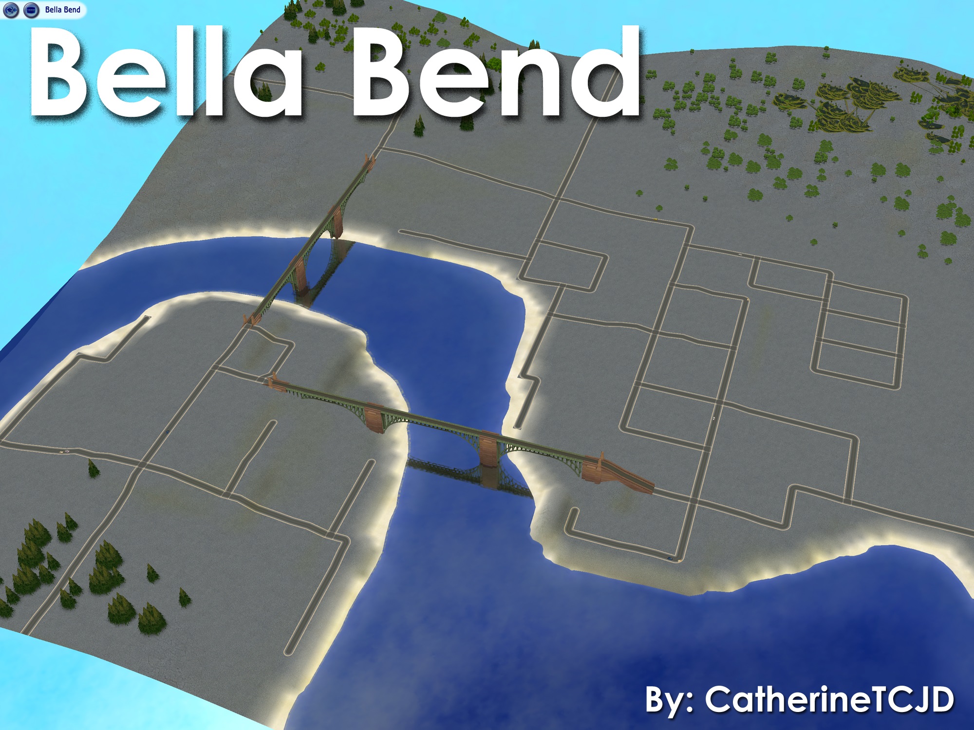 Mod The Sims - Bella Bend ~ A Riverside Map For You To Customize