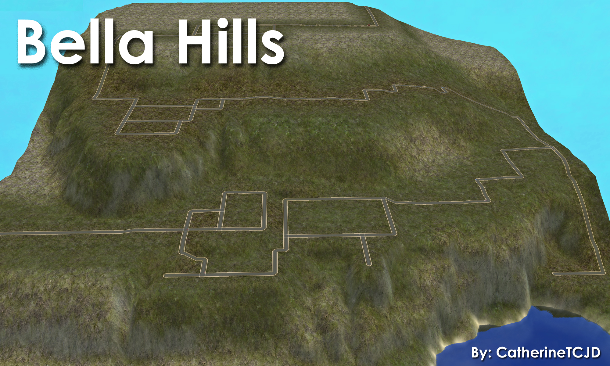 Mod The Sims - Bella Hills ~ a terraced customizable terrain map