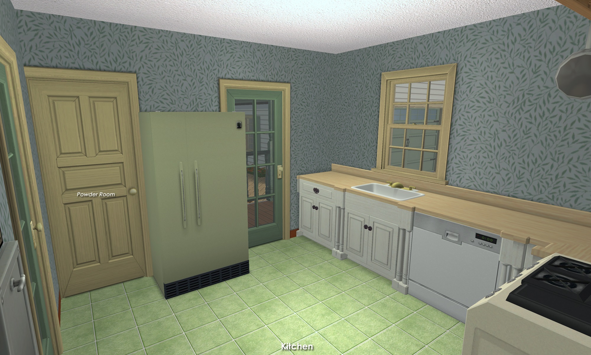 Mod The Sims - Homes of Character: House #11 - New England Colonial