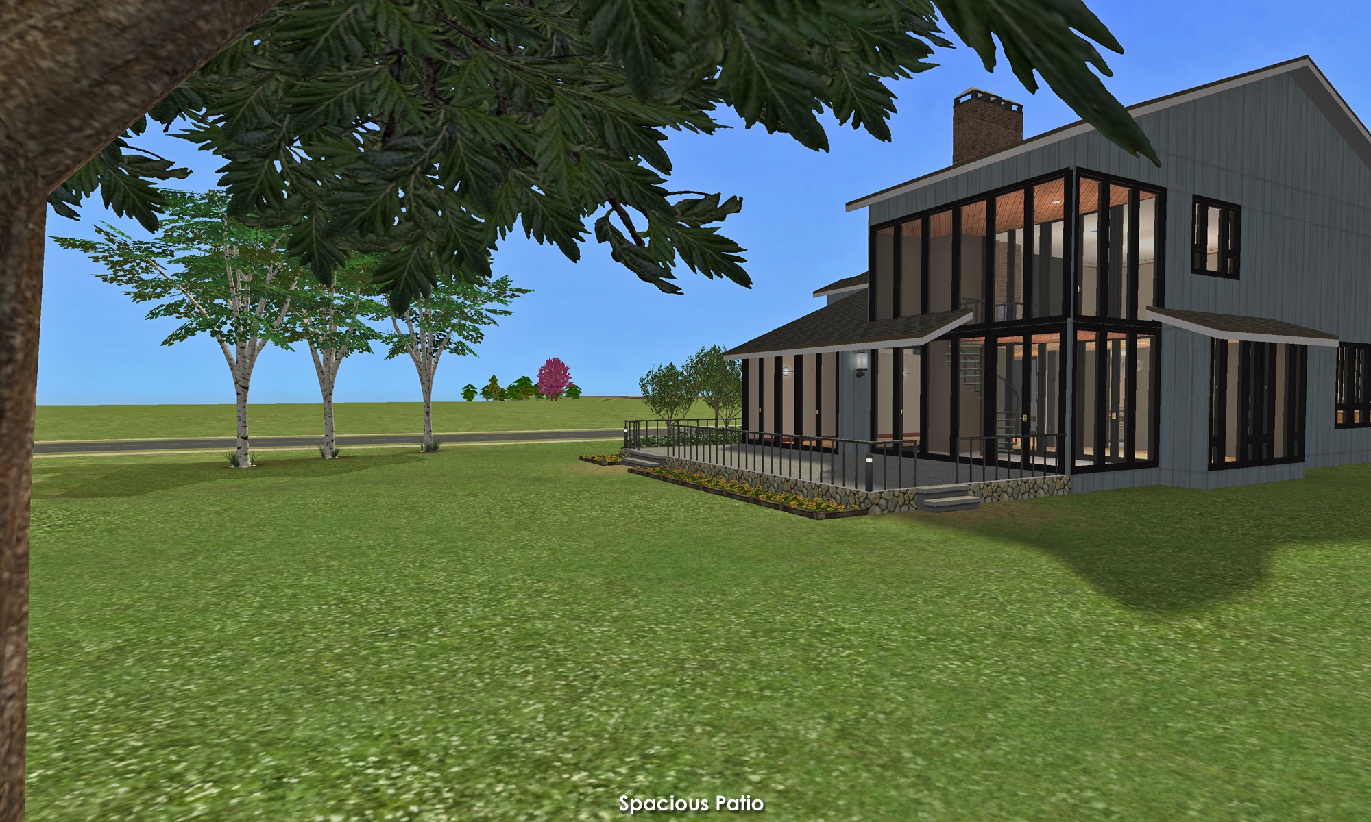 Mod The Sims - The Chandler: 4B/3.5B/Garage - CORNER lot w/2-Step ...