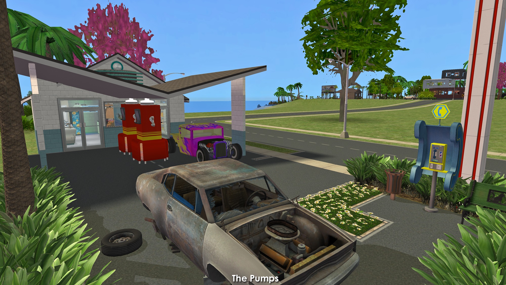 Mod The Sims - Gas-N-Go Kwik Mart ~ a Community Lot - Convenience Store