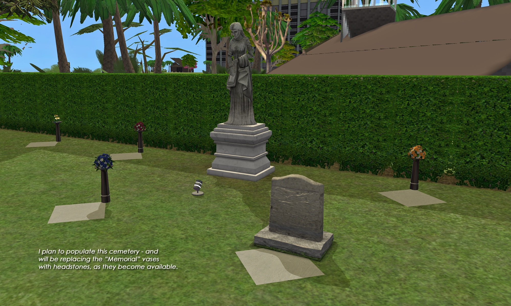 Mod The Sims - Sameville Memorial Gardens ~ a Community Lot/Cemetery
