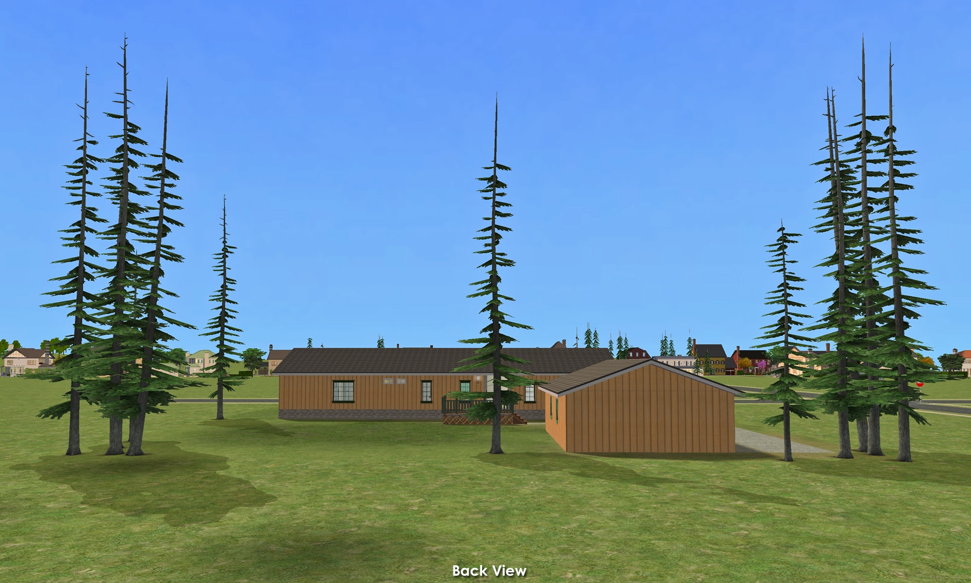 Mod The Sims - The Rainier: Manufactured Home ~ 4Bed/3Baths/2-carGarage ...