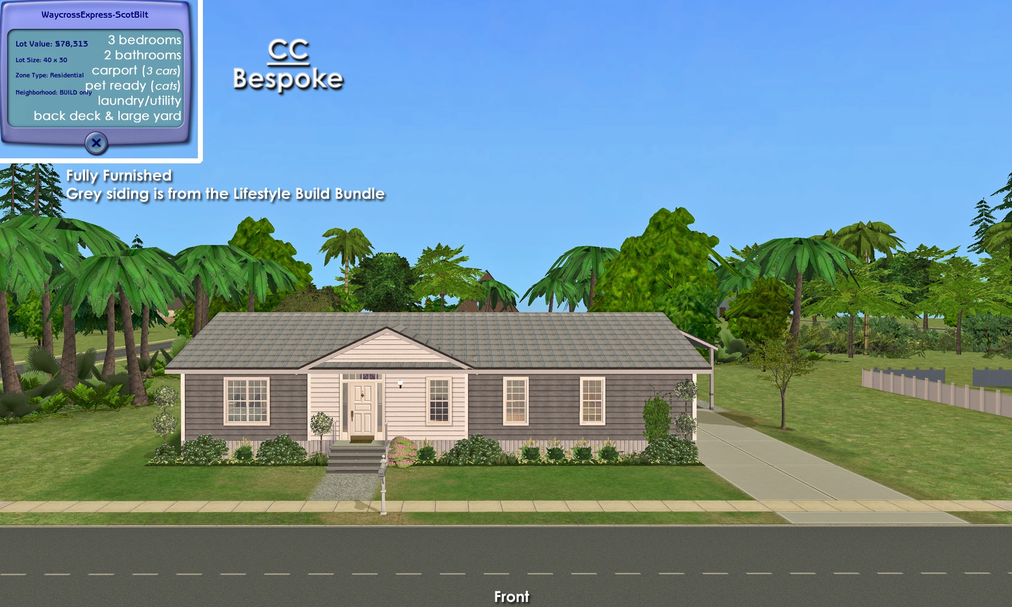 Mod The Sims - Waycross Express: Manufactured Home by ScotBilt ~ 3Bed ...
