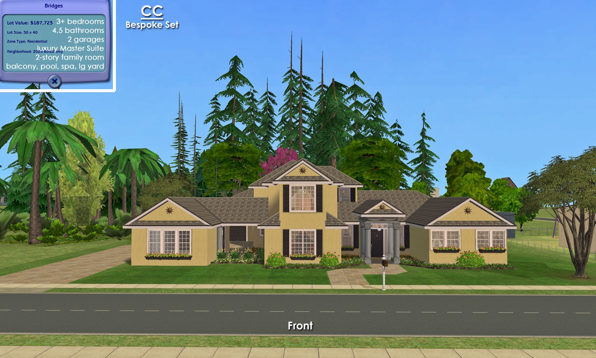 Mod The Sims - The Bridges - HOA Approved: 3+B/4.5B/2Gar