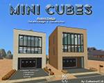 Mod The Sims - Mini Cubes - 2 Small Modern Cube Houses