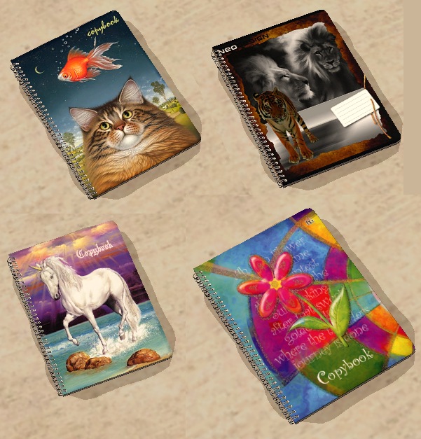 Mod The Sims - Default replacements for homework copybooks