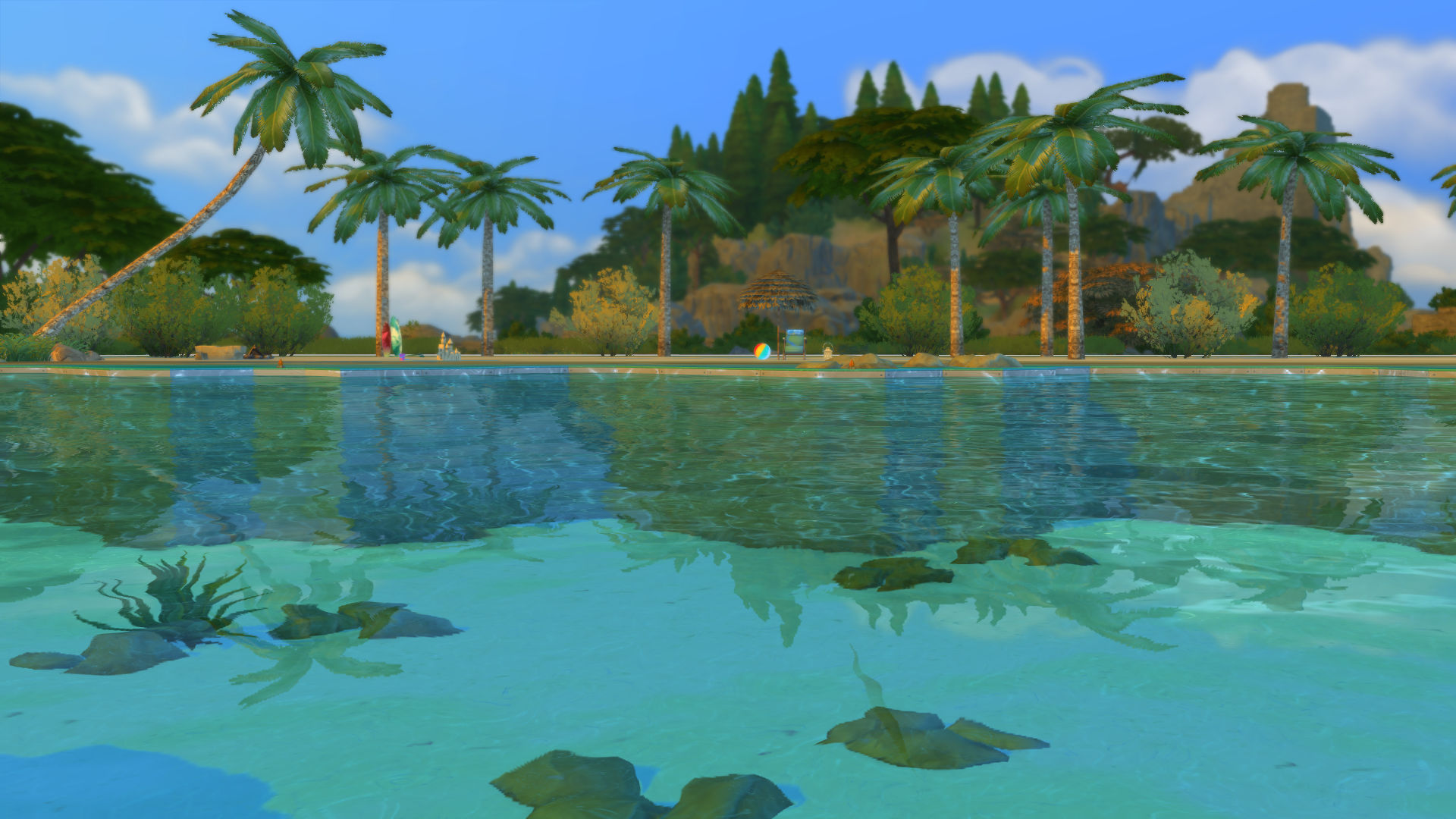 Mod The Sims - Tropical Beach with Real Waves!