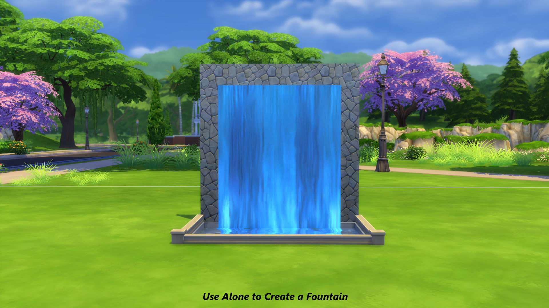 Mod The Sims - Waterfall Wall Sticker