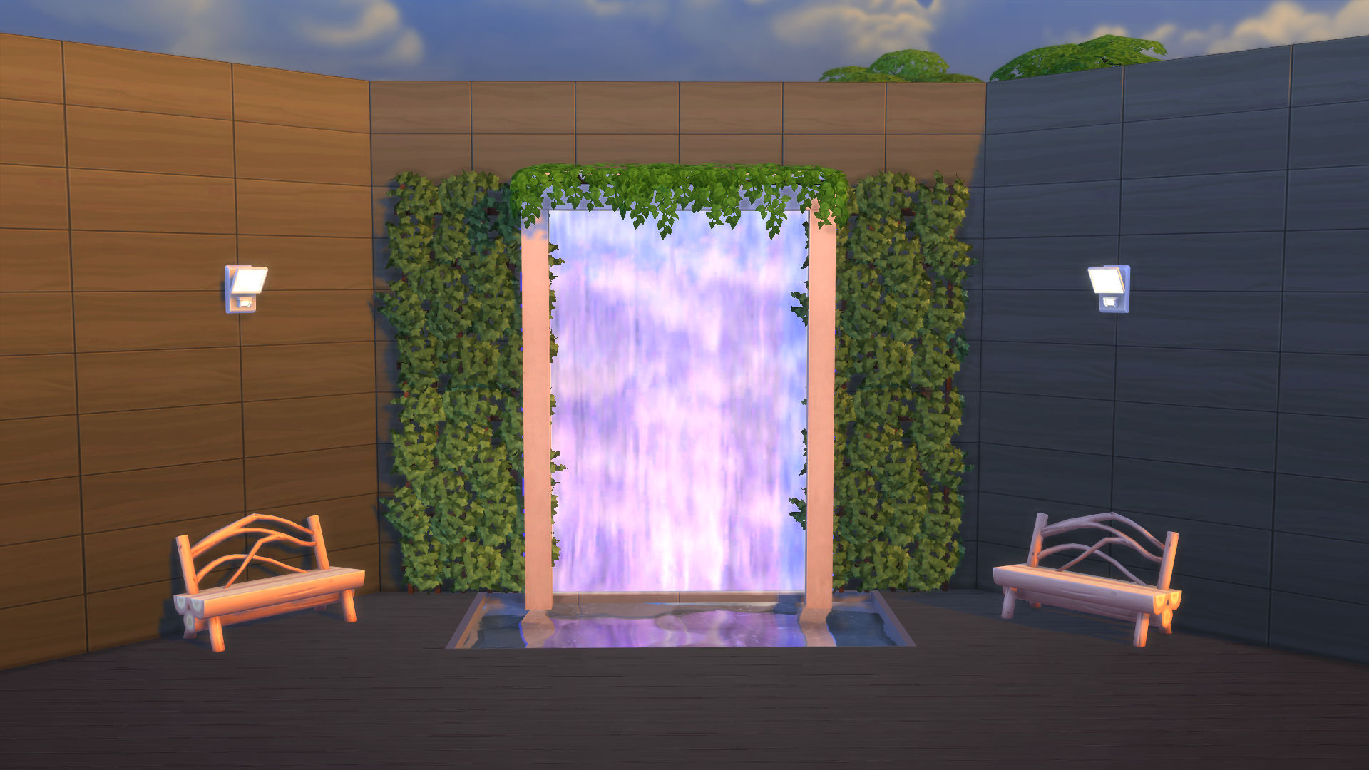 Mod The Sims - Waterfall Wall Sticker