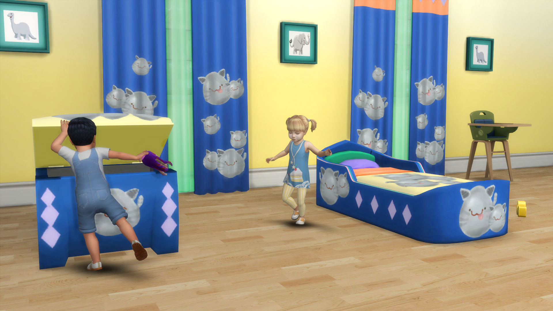 Mod The Sims - Fun Time, Sleep Time Part 2:Slimeriffic Curtains and Toy ...