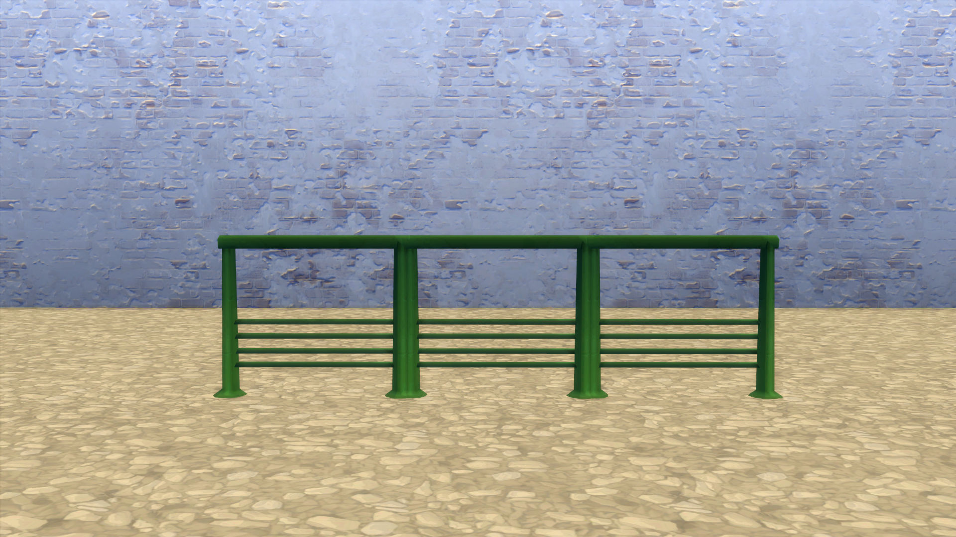 Mod The Sims - Airy Metal Fencing: X Style and FourTier Fencing