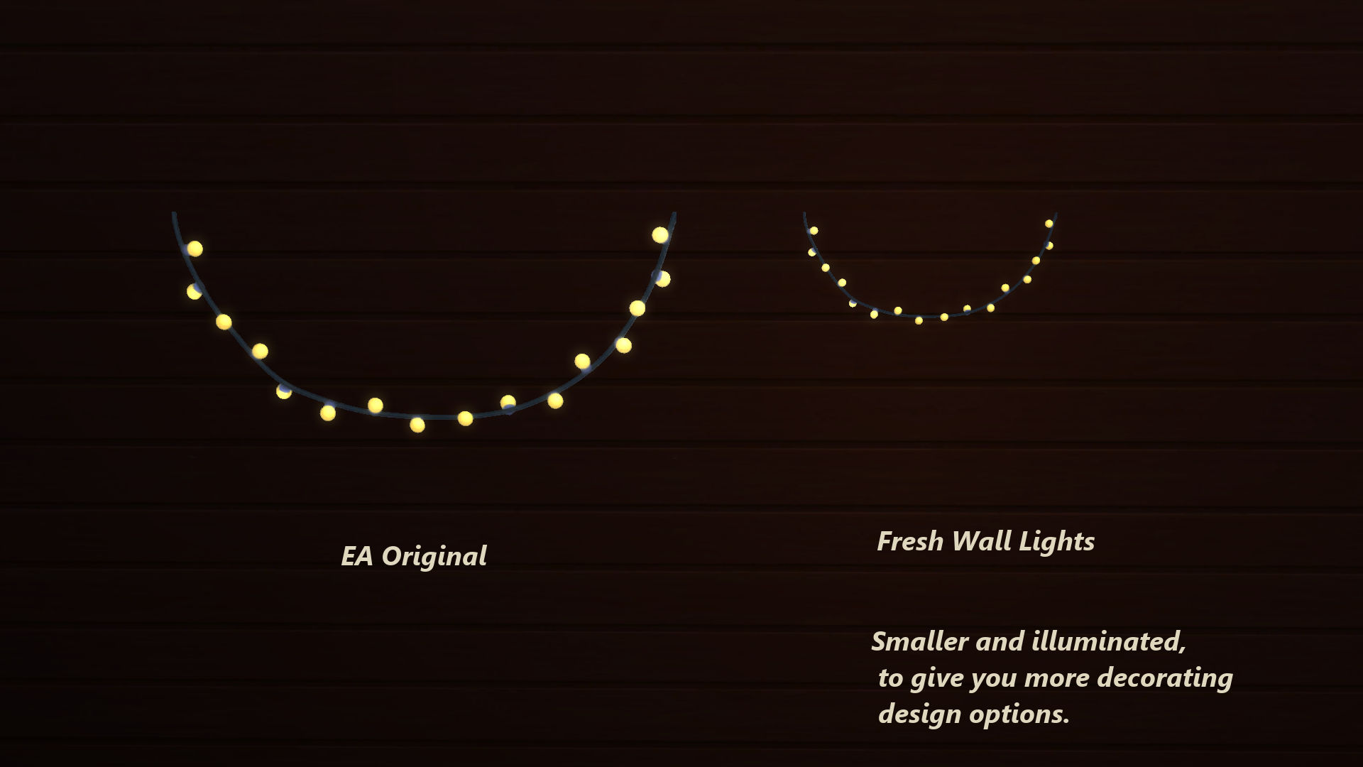 Mod The Sims - Fresh Wall Lights