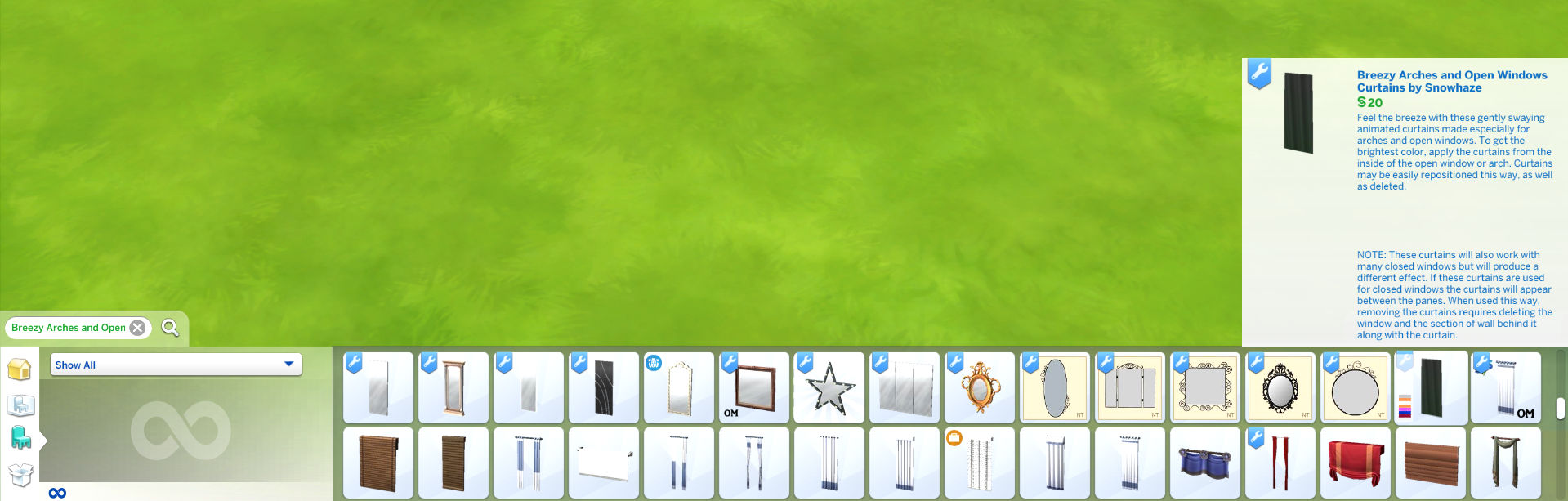 Mod The Sims - Animated Breezy Curtains for Arches and Open Windows