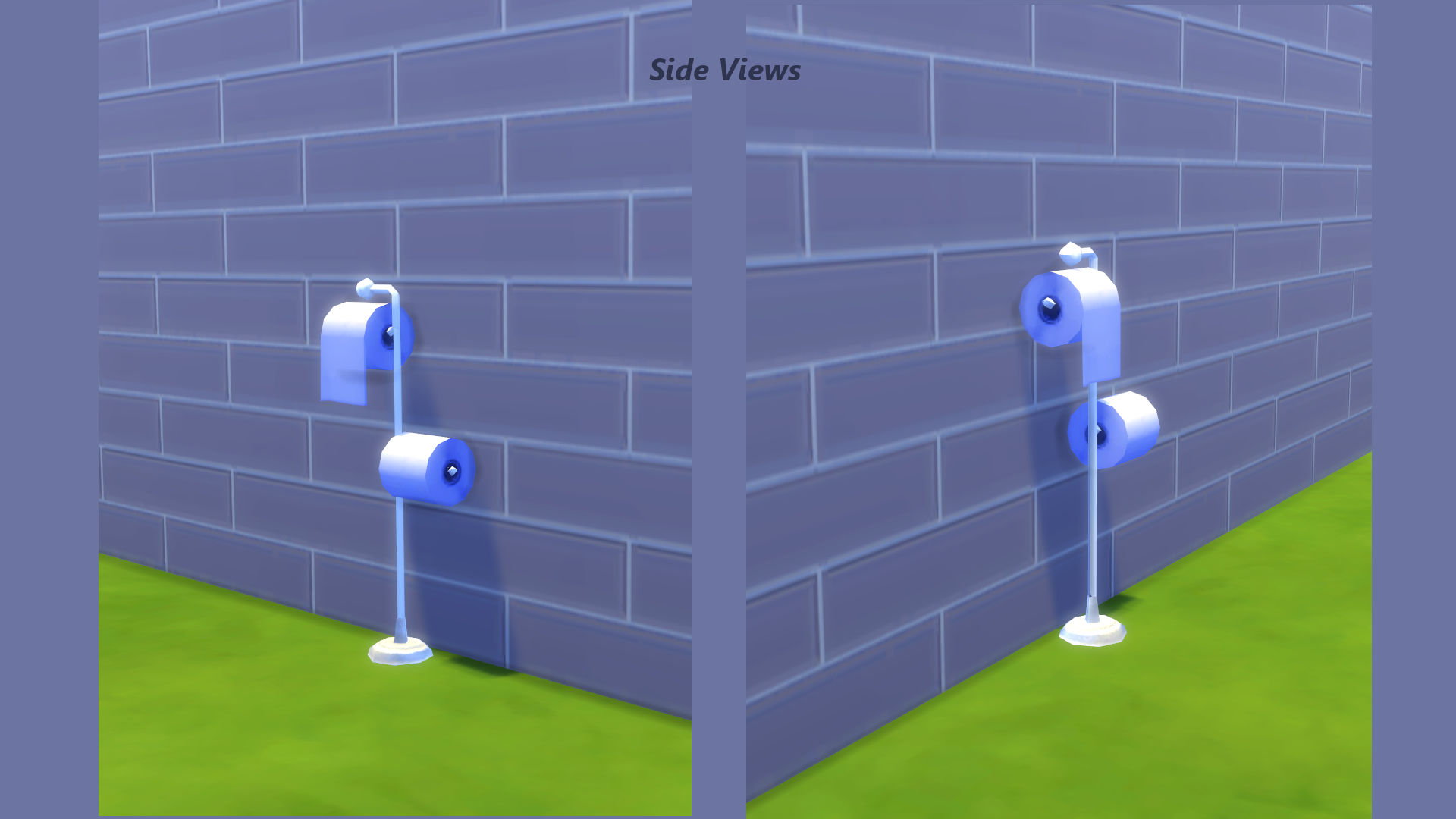 Mod The Sims - Stackable, Twin Rolls Toilet Paper Dispenser