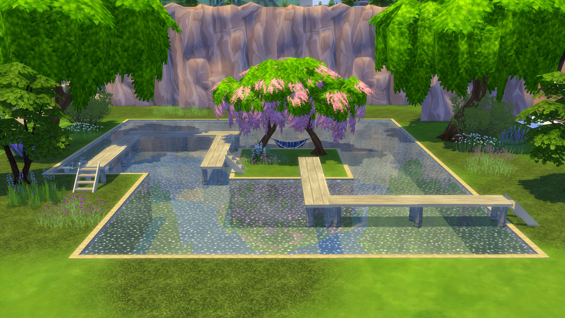 Mod The Sims - House on the Bayou: Stilts Platform/Pier & Matching Deco ...