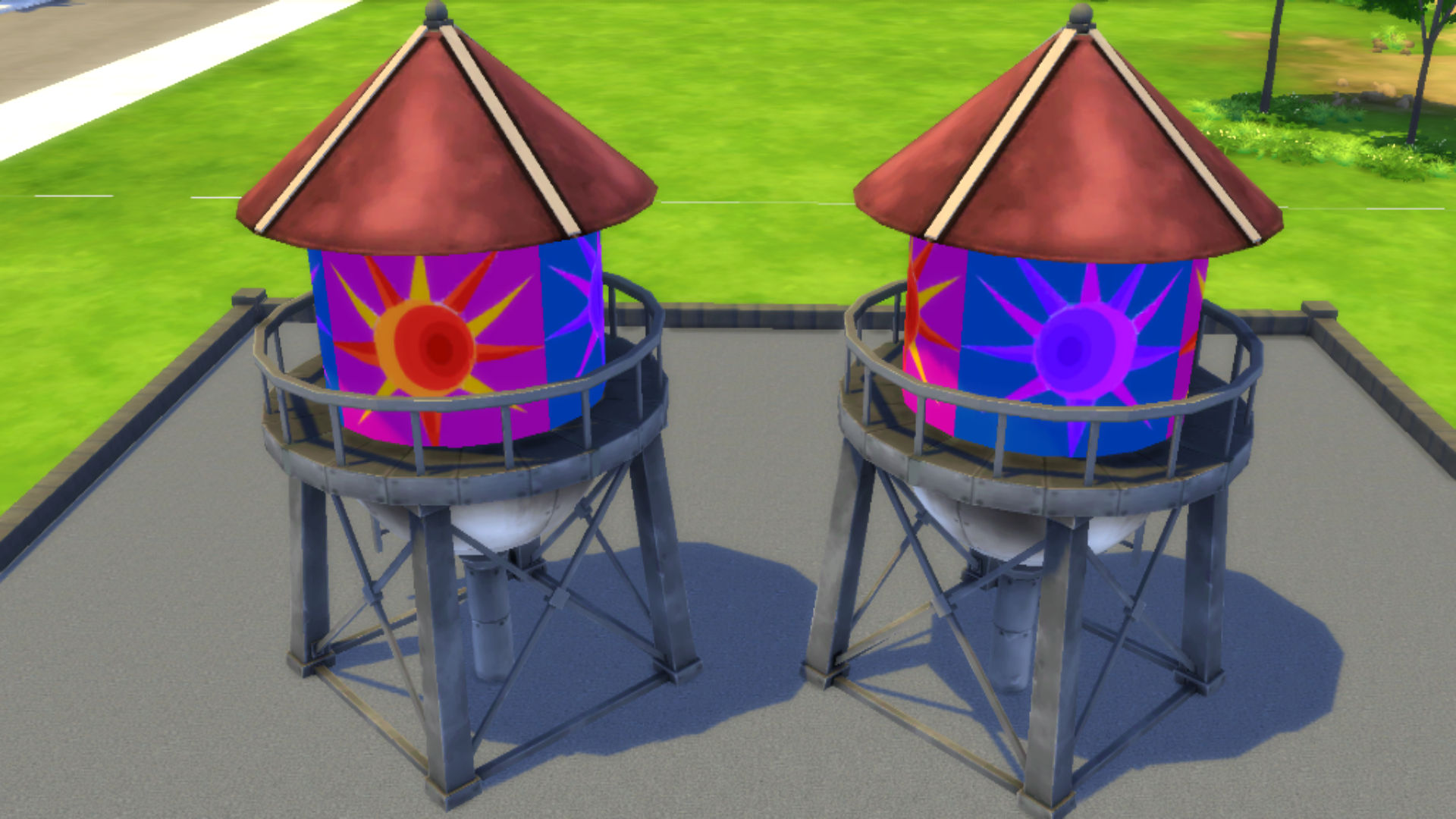 Mod The Sims - Rooftop Water Towers