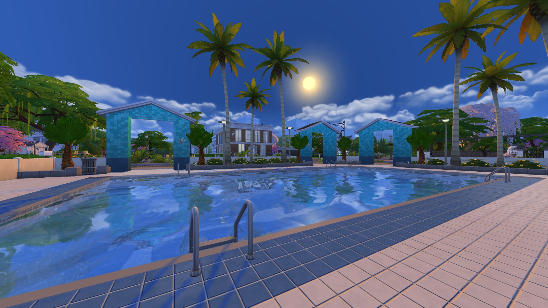 Mod The Sims - Le Petite Shark Pool Center | TS3 to TS4 Lot Recreation