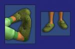 Mod The Sims - Alligator Slippers! All Ages! Both Genders! Accessory or ...