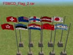 Mod The Sims - FSMCDesigns Flag Pole - Nations Flags