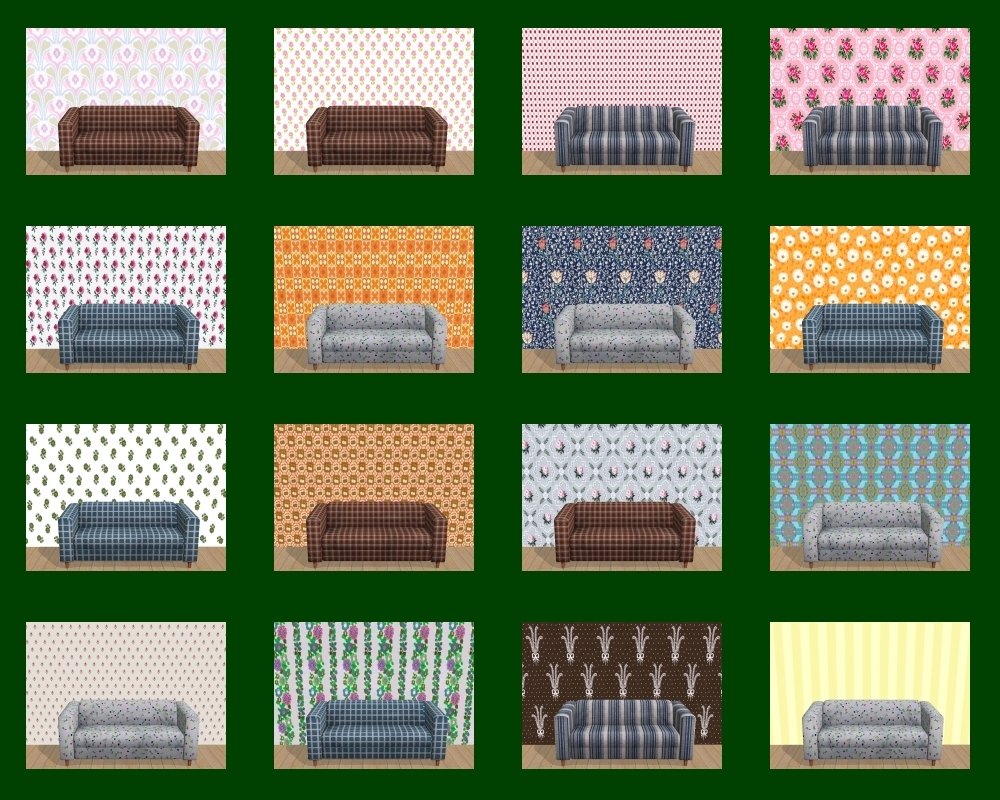 Mod The Sims - Colorful retro wallpapers