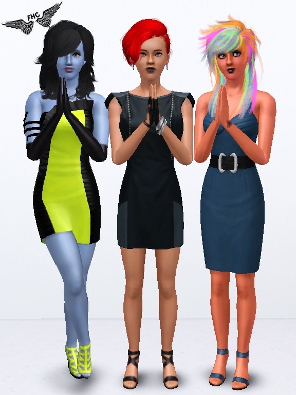 Mod The Sims - Charlie's Angels Pose Pack
