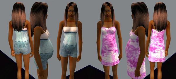 Mod The Sims - Set of 2 Maternity outfits