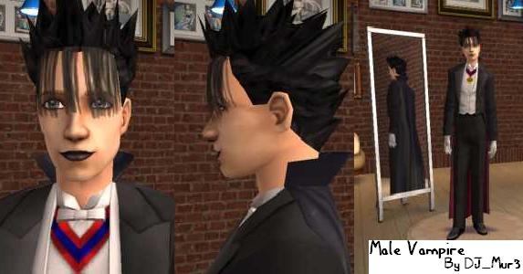 Mod The Sims - New Mesh: Male Vampire