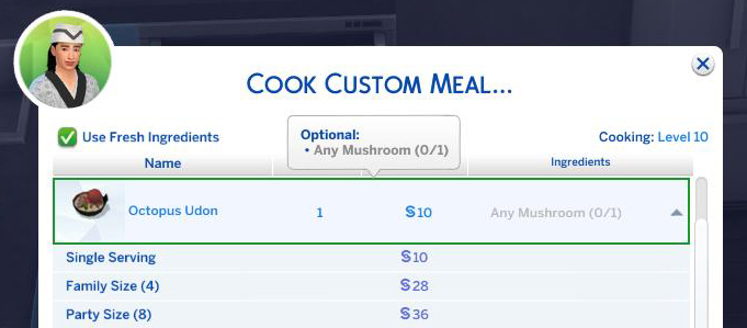 Mod The Sims - Octopus Udon