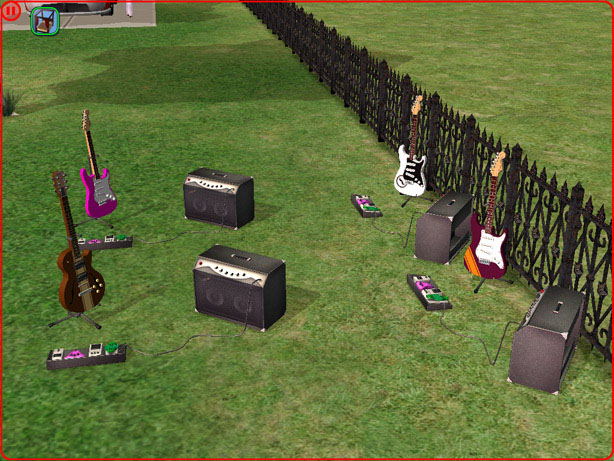 Mod The Sims - Various recolors of Fender Strat & Gibson Les Paul