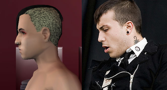 Mod The Sims - Frank "Frankie" Iero of My Chemical Romance