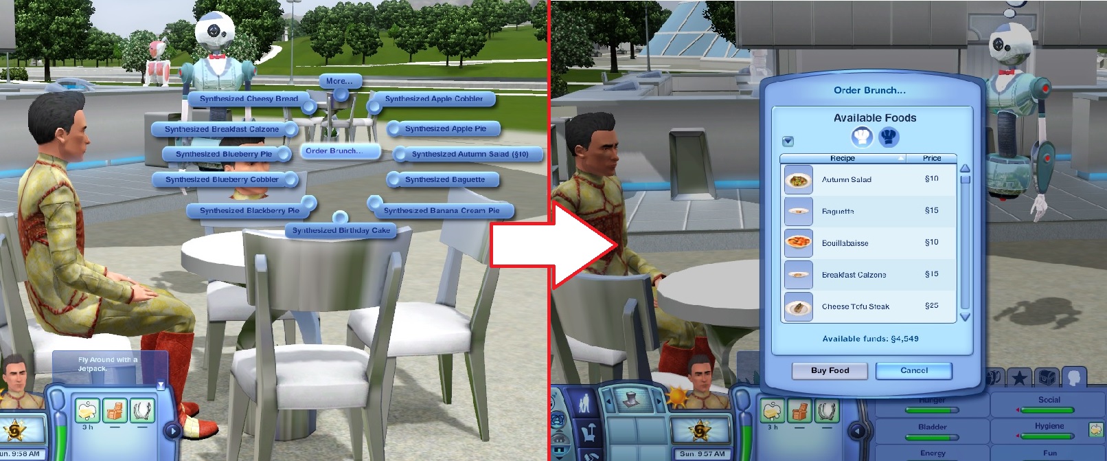 Mod The Sims - (UPDATE: 4-JAN-2016) Food Synthesizer Pop-Up Menu