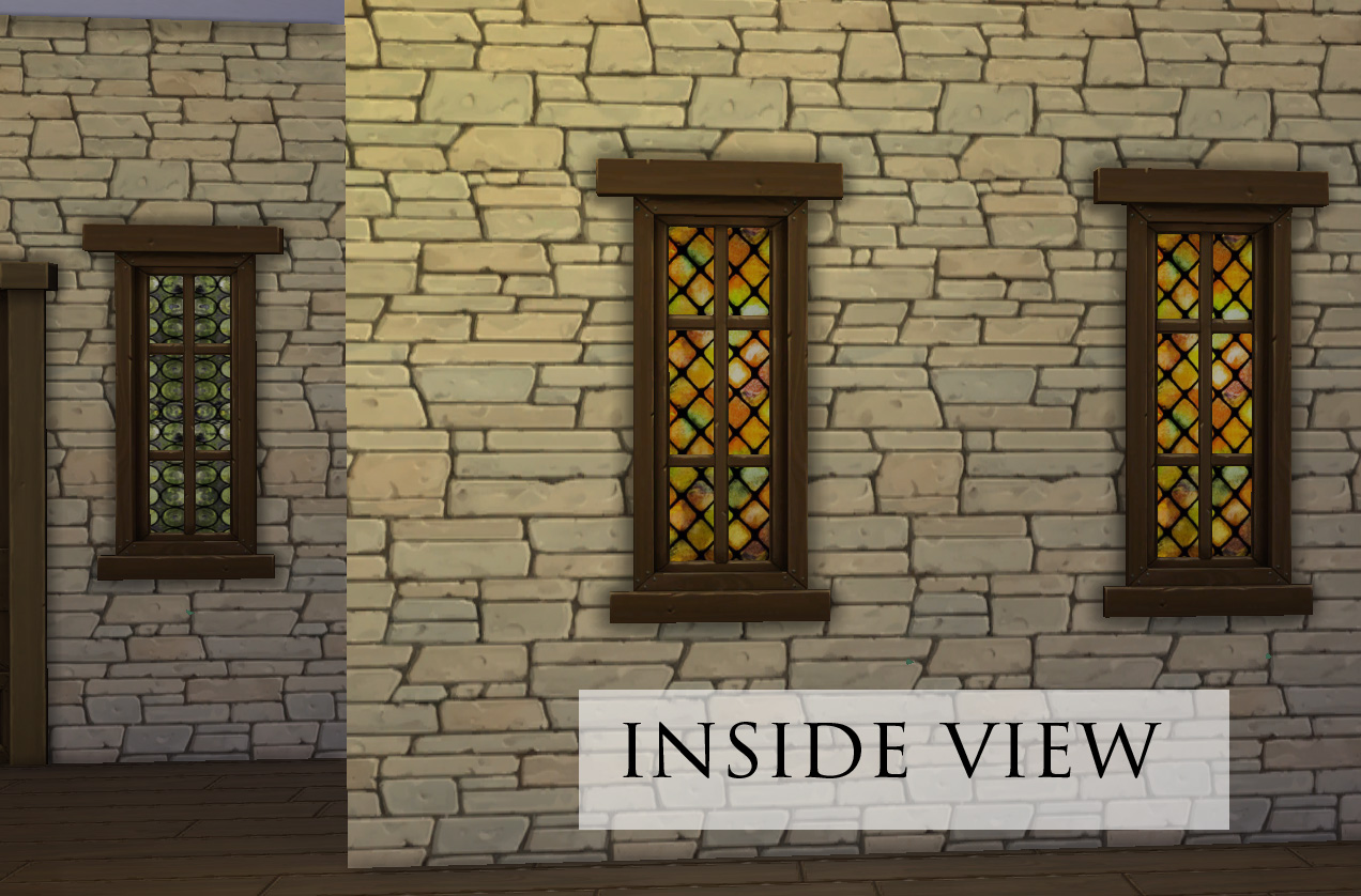 Mod The Sims - Medieval Style Windows
