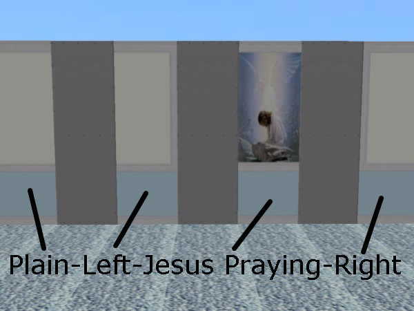 Mod The Sims - Jesus Praying - Set of Matching Wallpapers