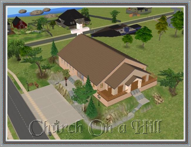 Mod The Sims - Church On a Hill - residential church
