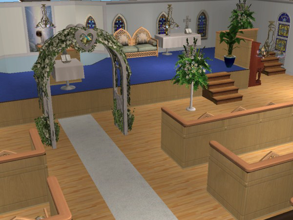 Mod The Sims - Church On a Hill - residential church