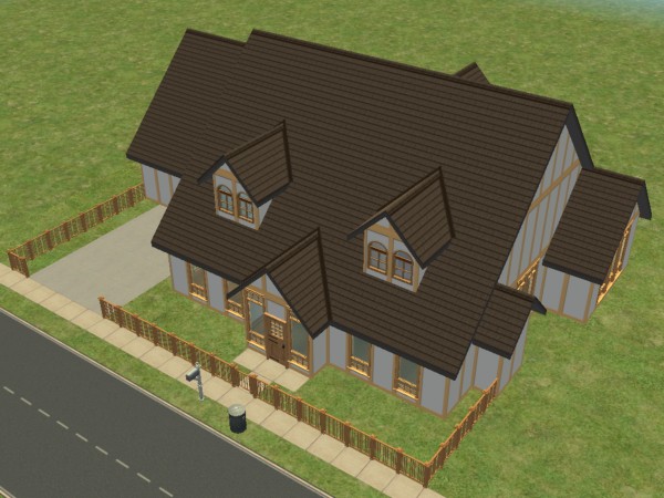 Mod The Sims - 3 Bedroom Cape Cod Styled House