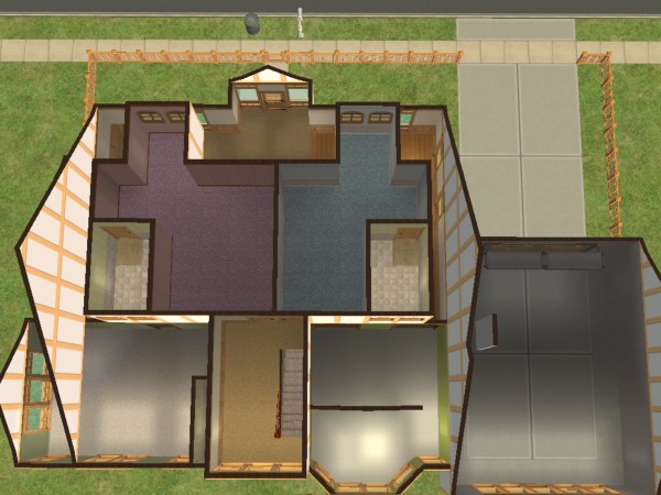 Mod The Sims - 3 Bedroom Cape Cod Styled House